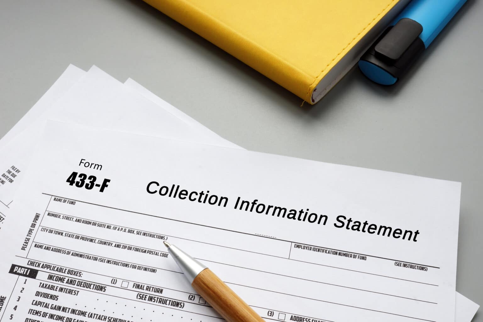 IRS Form 433-F | IRS Collection Information Statement