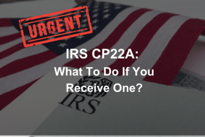 IRS CP22a Notice: How to Pay a Whopping Tax Debt · Tax Samaritan