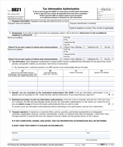 Form 8821: How to Fill Out and When to Use for Expats