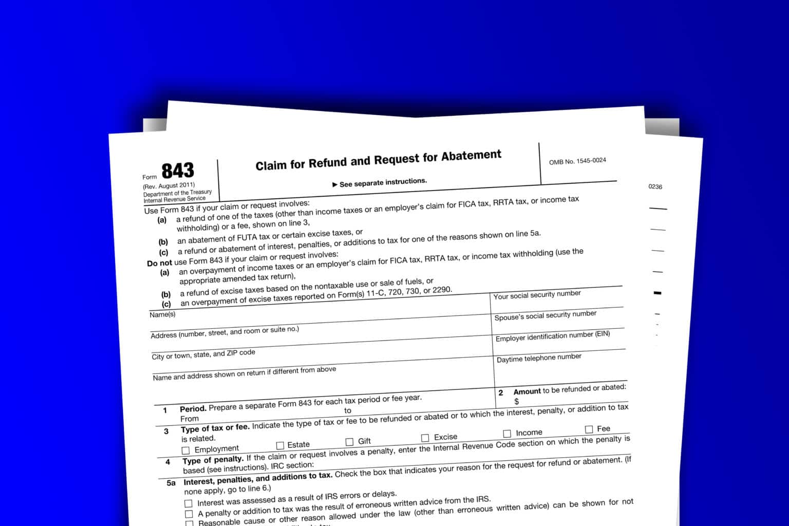 IRS Form 843 - How To Request Abatement & Refund for Expats