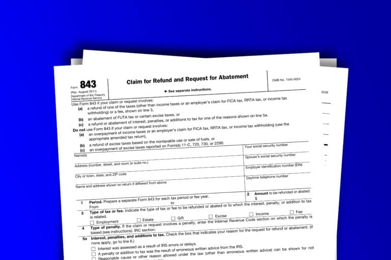 IRS Form 843 - How To Request Abatement & Refund for Expats